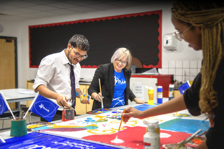 Go bright for Mind - school fundraising for mental health - Mind