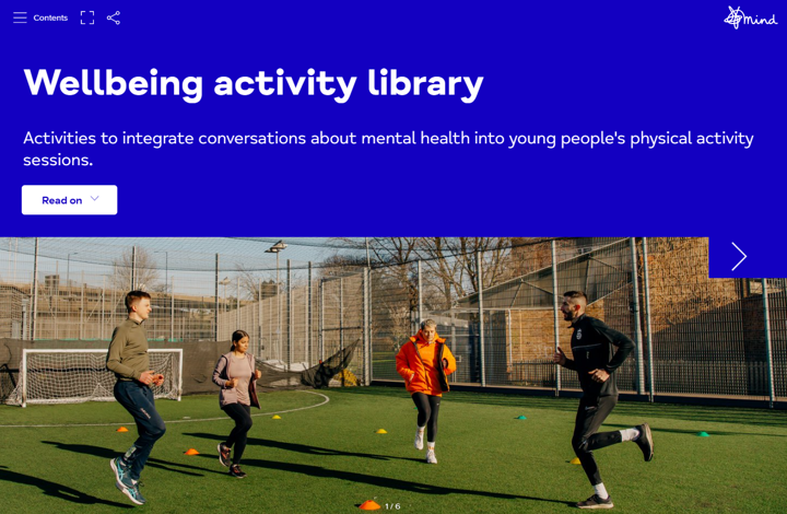 Supporting young people during physical activity | Mind